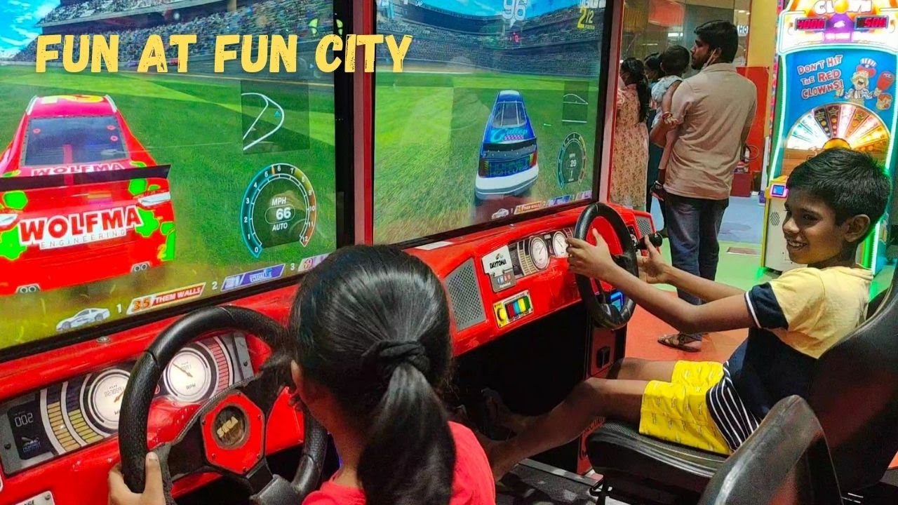 Fun at fun city | VR mall fun city in anna nagar | Chennai's biggest ...