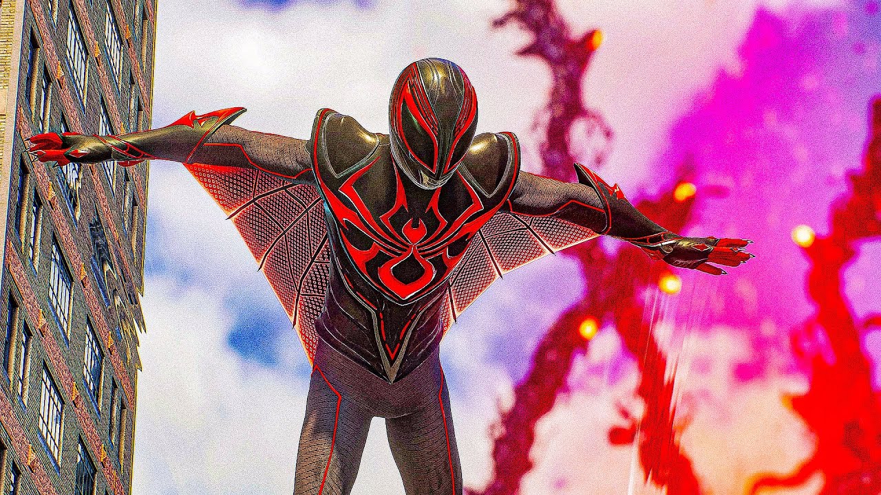 Spider-Man 2 Tokusatsu Suit Combat Gameplay Free Roam Exploration ...