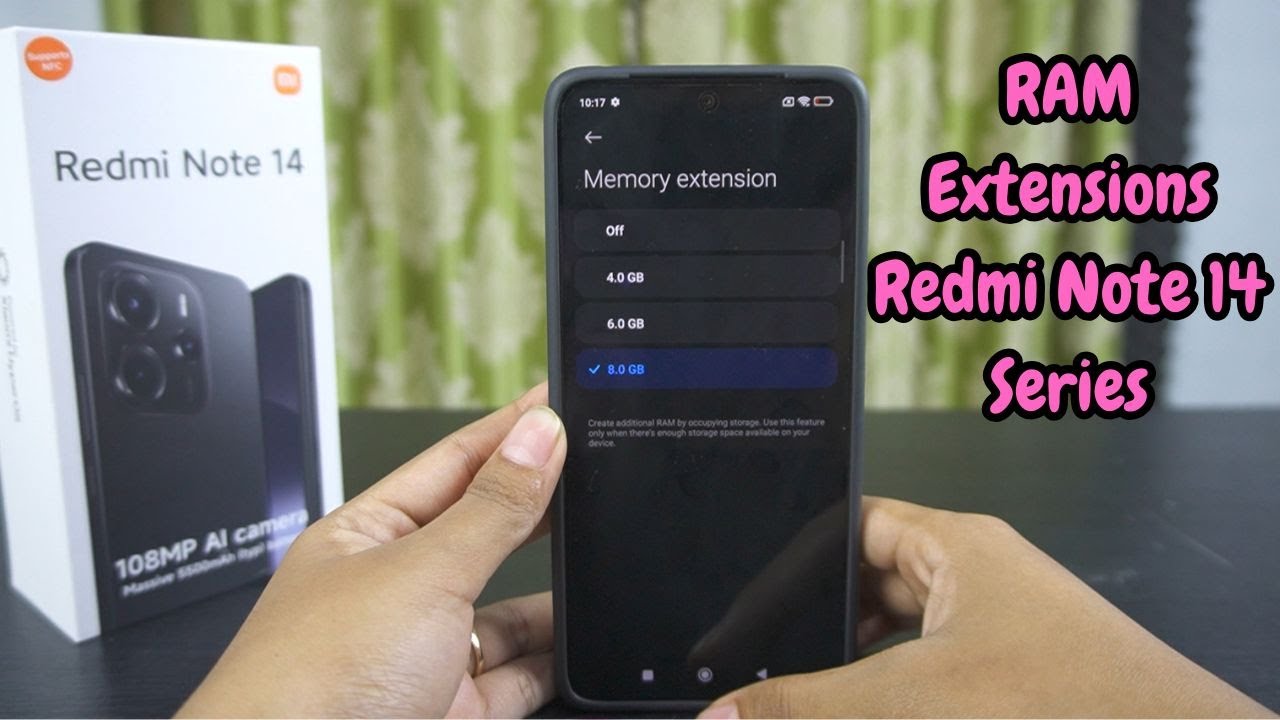 How To Add Enable Ram Extensions Redmi Note 14 & Redmi Note 14 Pro ...
