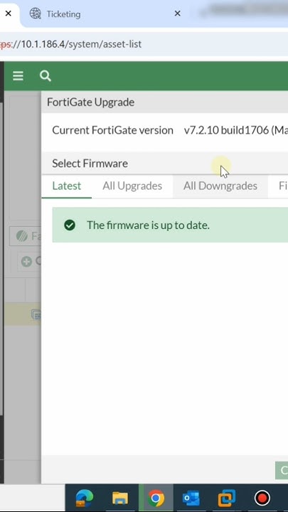 FortiGate Firewall Firmware image download and Upgrade - YouTube