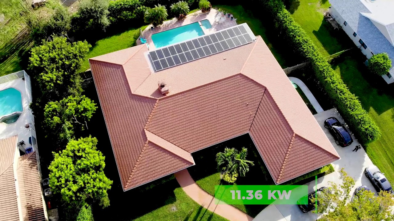 Plantation, FL - 11.36 KW Solar Project - YouTube