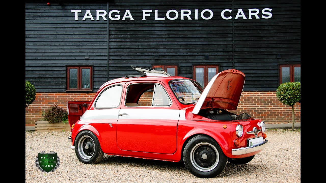 Fiat Abarth 595 595cc 2dr Hatchback Manual in Red 1966 - YouTube