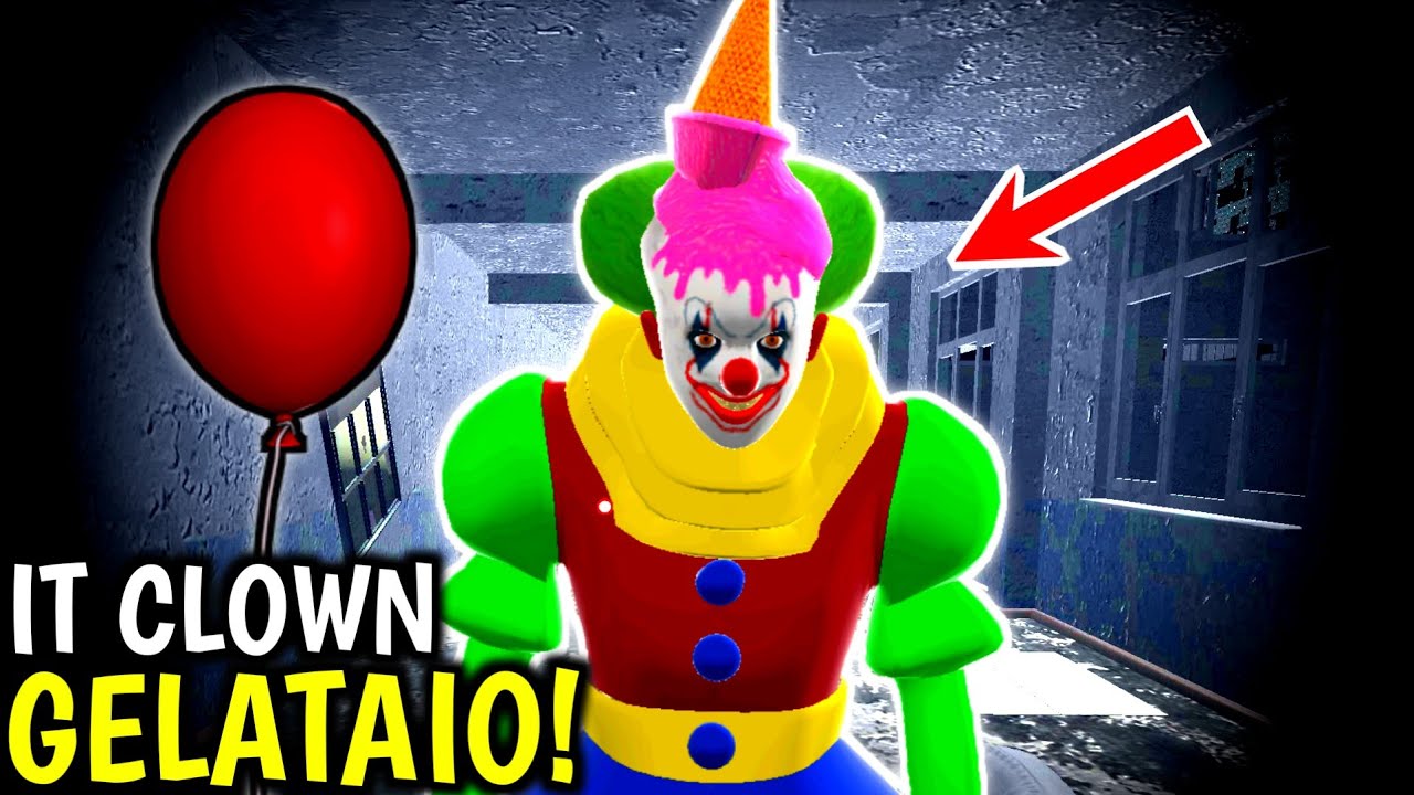 IT IL CLOWN è DIVENTATO un GELATAIO PAZZO 😃 Hello Ice Scream Clown ...