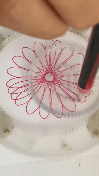 How To Create A Colorful Spirograph Art - DIY Tutorial 3 - YouTube