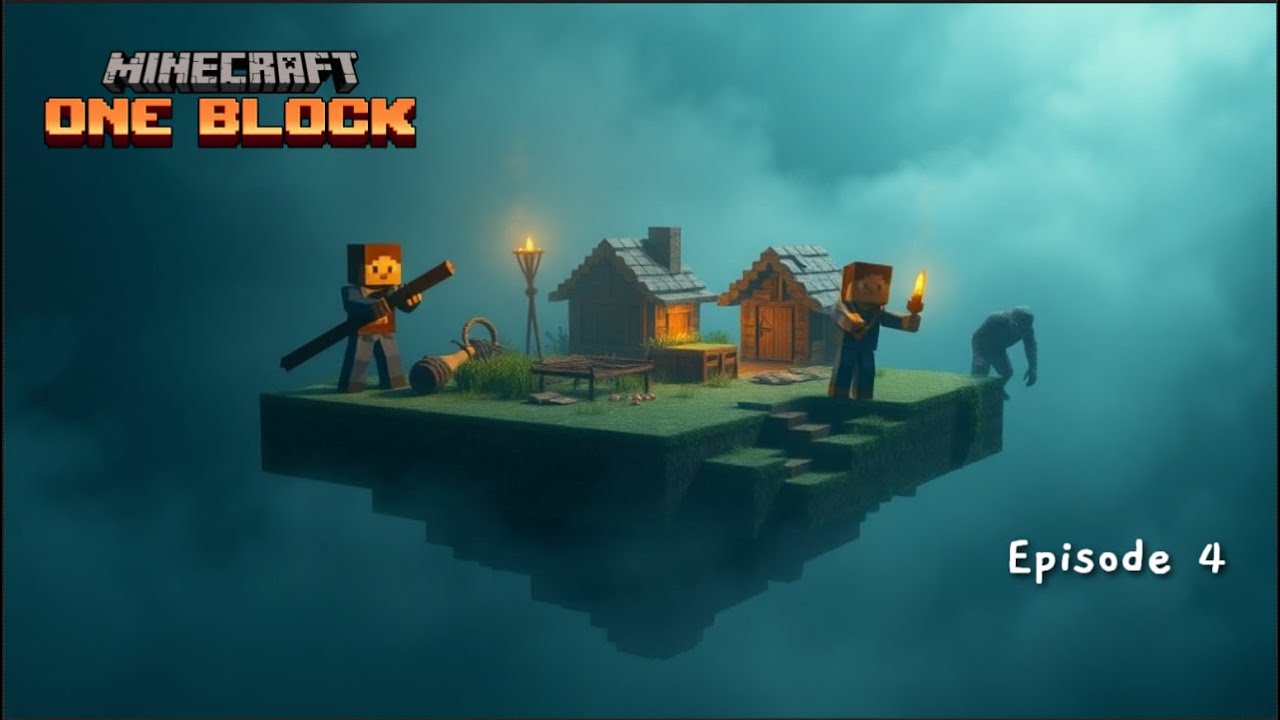 Day 4 !! One Block Minecraft: Further Expansion and Start building new ...