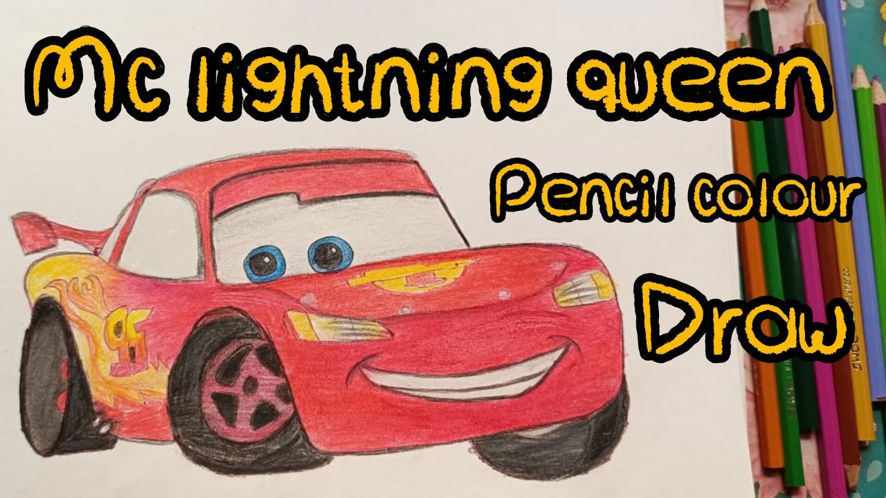 Mc lightning queen cartoon car full tutorial video - YouTube