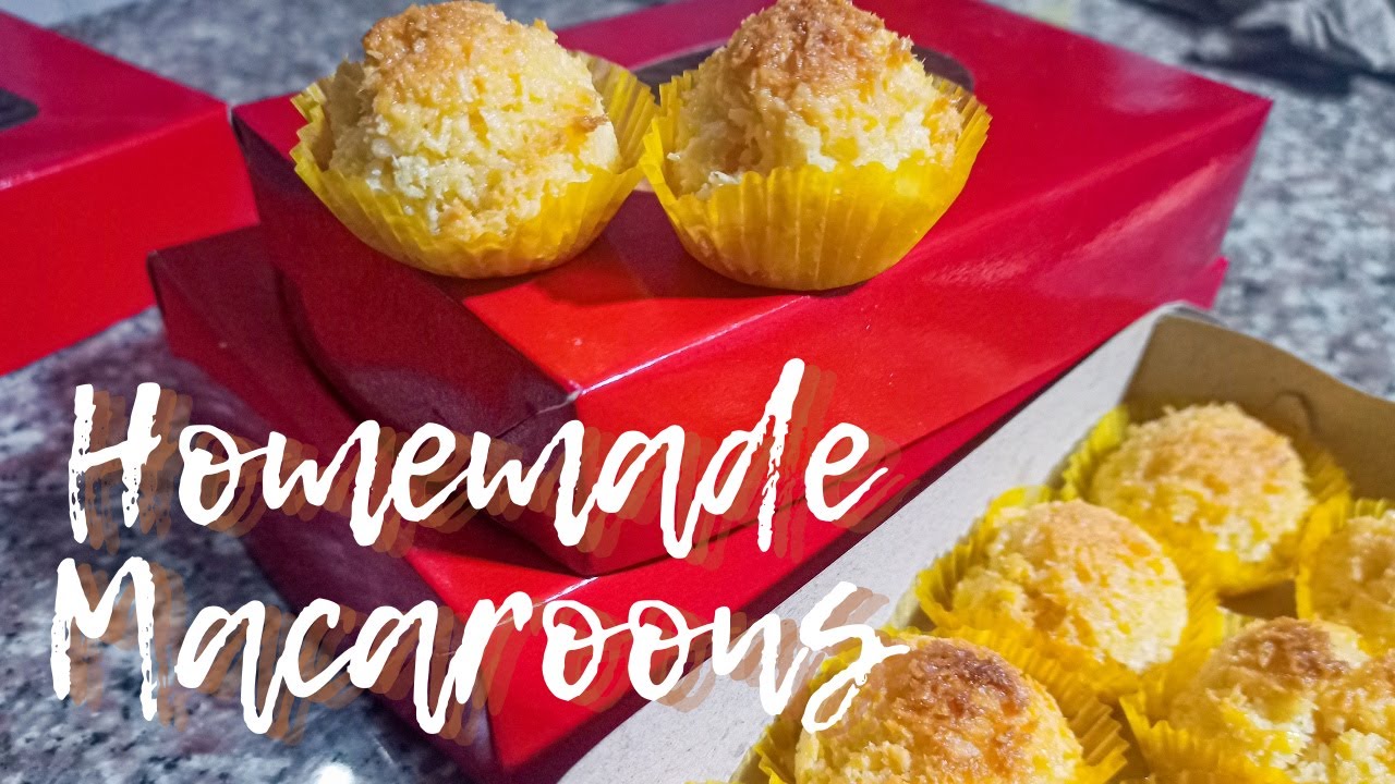 Home Made Macaroons - YouTube