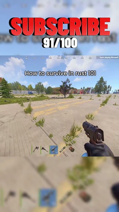 How to survive Rust 101🥱 #foryou #rust #rustpvp #viralshorts - YouTube