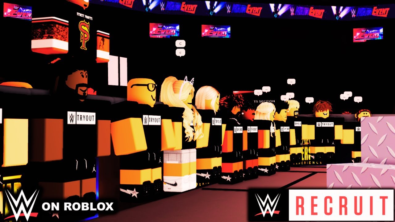WWE On Roblox: WWE Superstar Tryout, March 24th, Rufus Buffalo Stadium ...