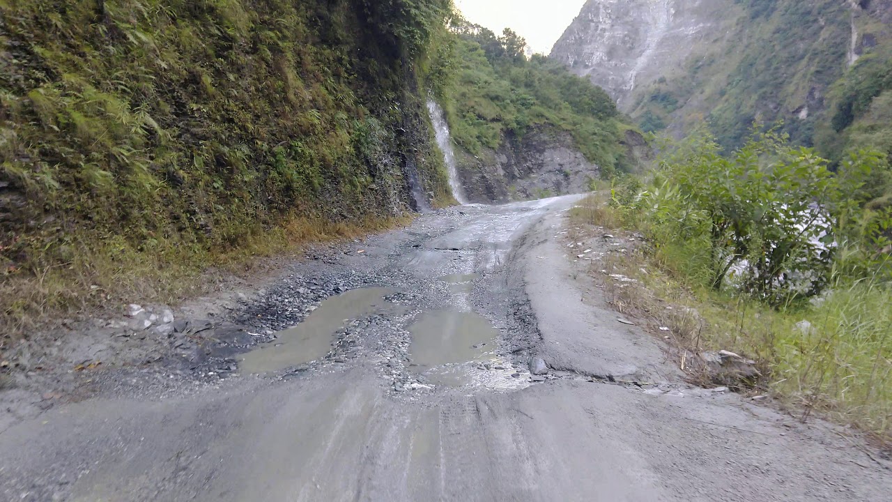 Road side waterfalls - YouTube