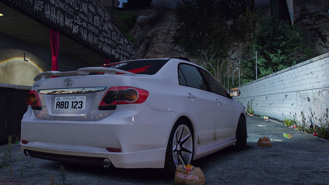 Toyota Corolla E140 Modified By Ammar Smart Gamer - YouTube