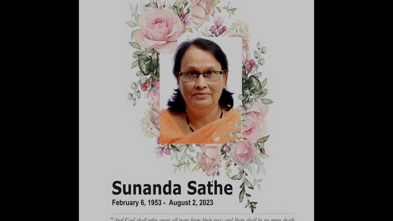 Funeral Service LIVE || AUGUST 03, 2023 || OF MRS SUNANDA SATHE - YouTube