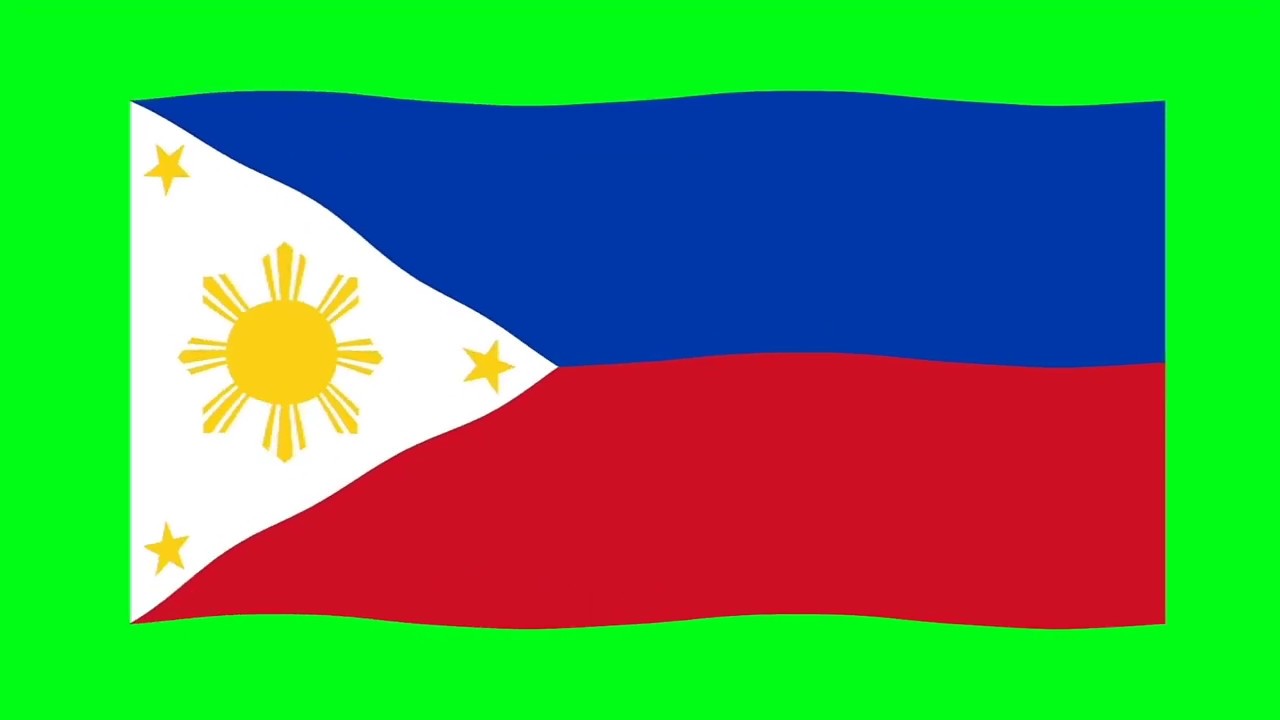 Green Screen Philippines Flag | Philippines National Flag | Philippines ...