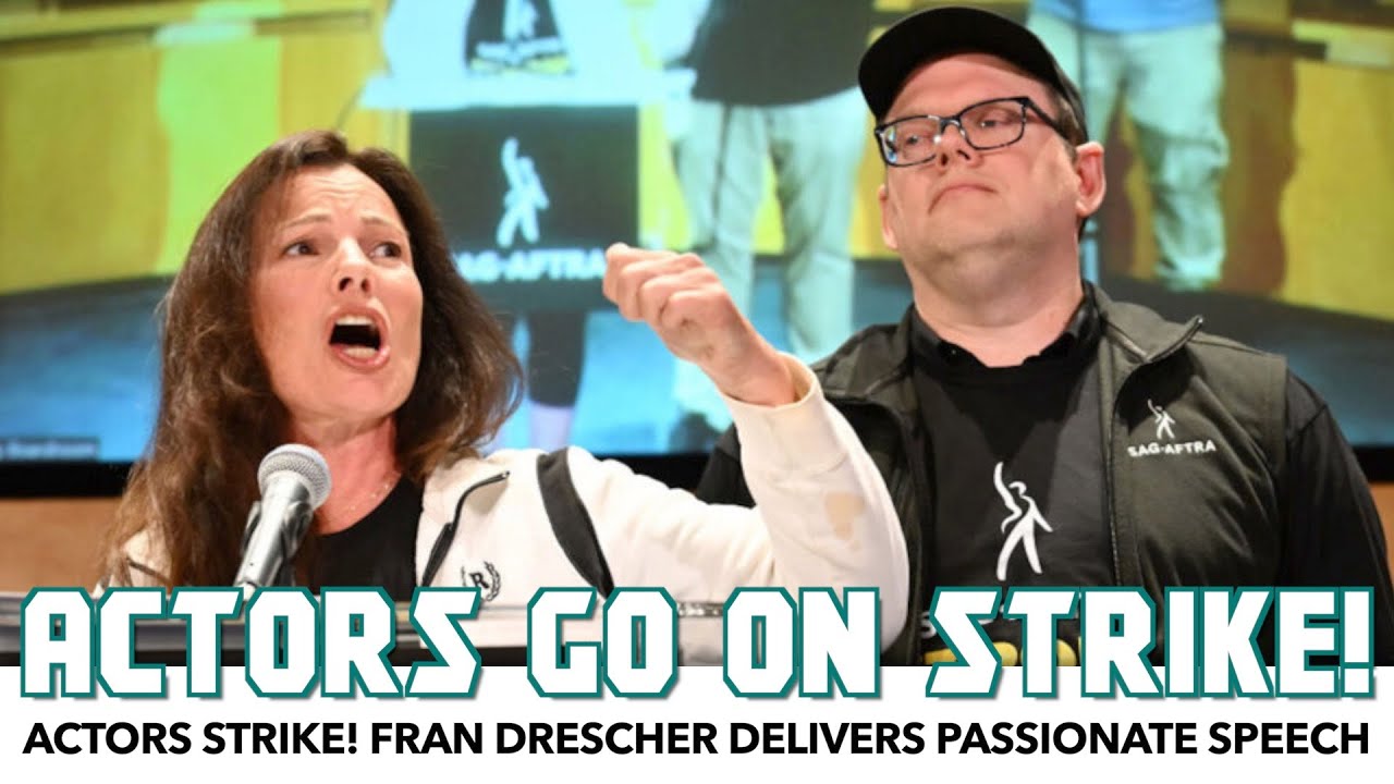 Actors Strike! Union Pres. Fran Drescher Delivers Passionate Speech ...