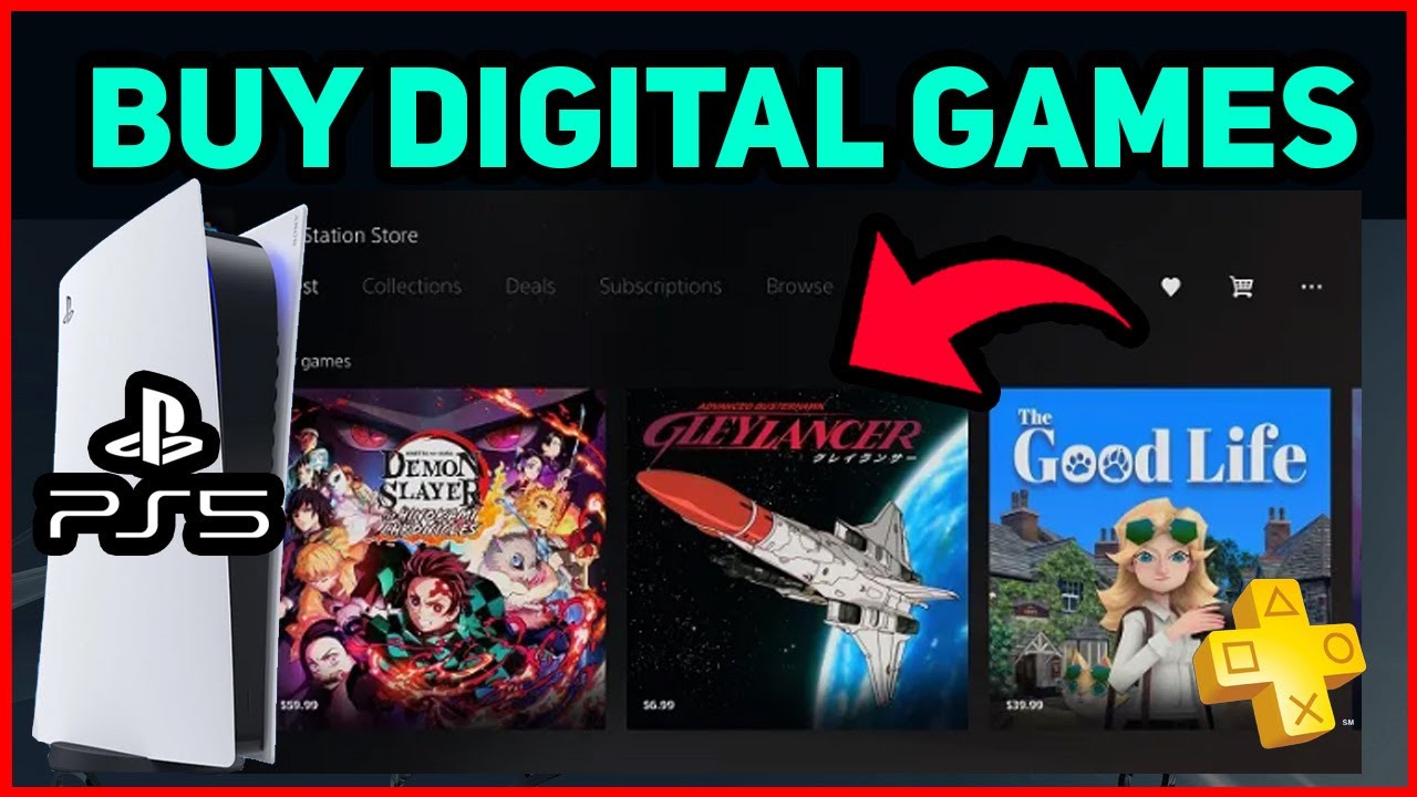 PS5 HOW TO BUY DIGITAL GAMES EASY NEW! - YouTube