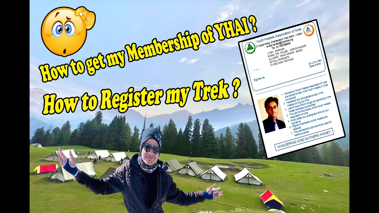 How to get membership of YHAI ? & How to Register my Trek ? - YouTube