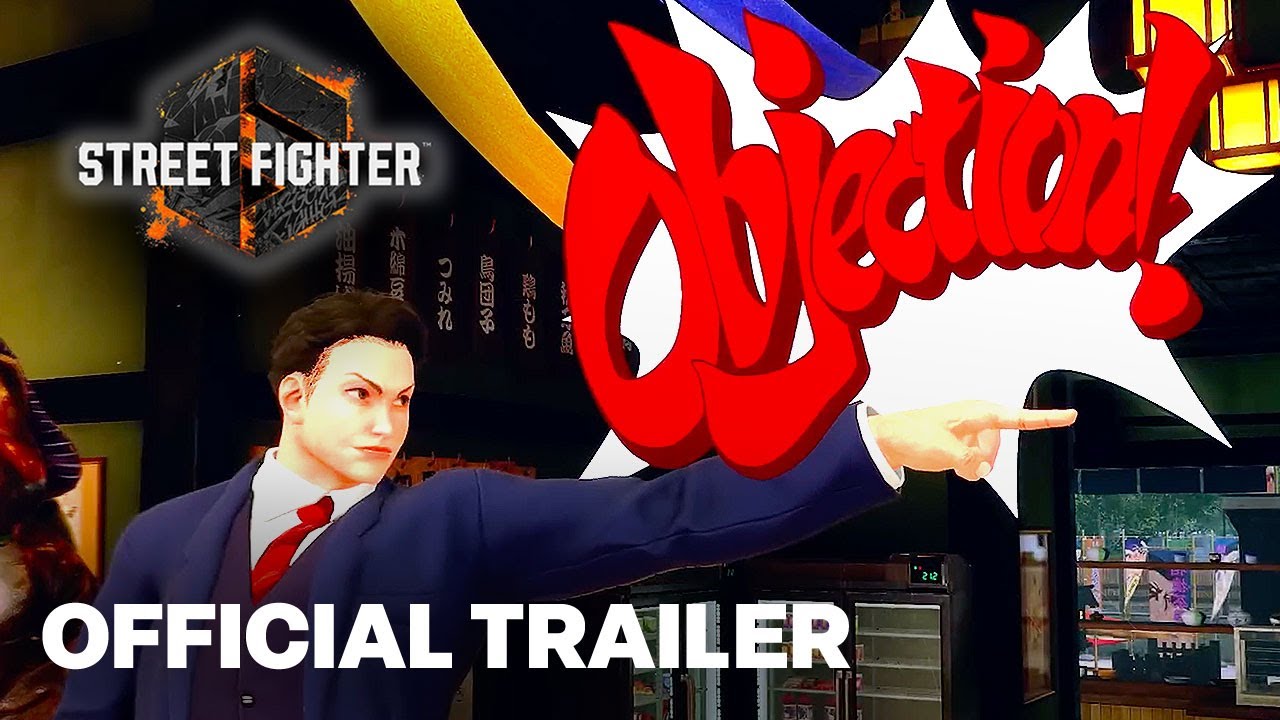 Street Fighter 6 - Phoenix Wright Turnabout Gala Fighting Pass - YouTube