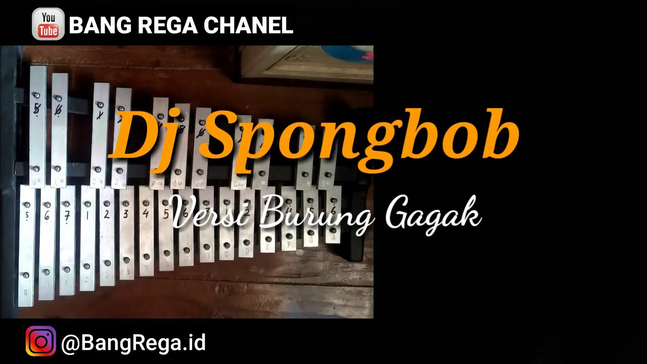 Not Angka Bellyra Dj Spongebob Marching Bell - Belira - Lyre Cover ...
