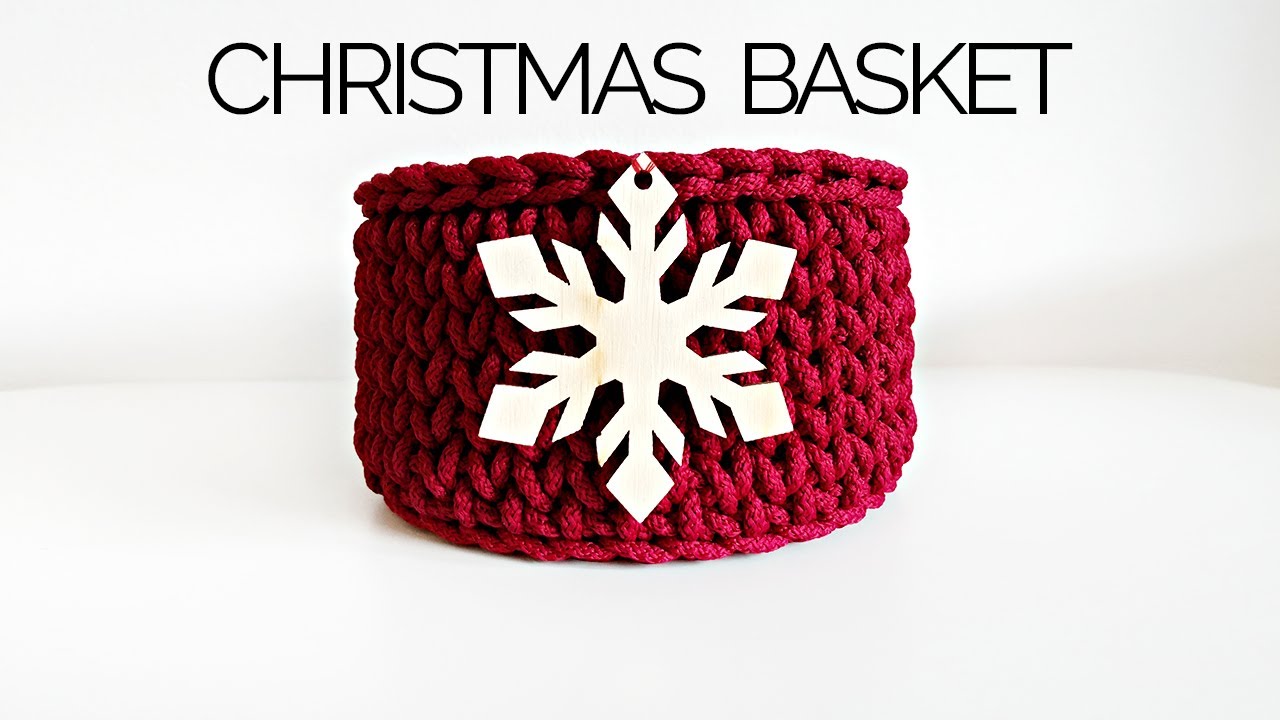 Rope Christmas Basket - YouTube