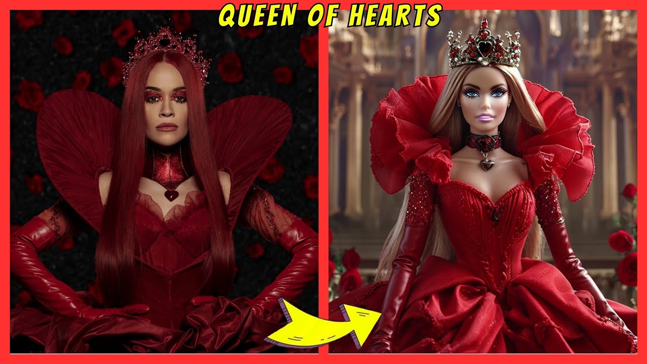 DESCENDANTS THE RISE OF RED CHARACTER AS BARBIE DOLL 😍 - YouTube