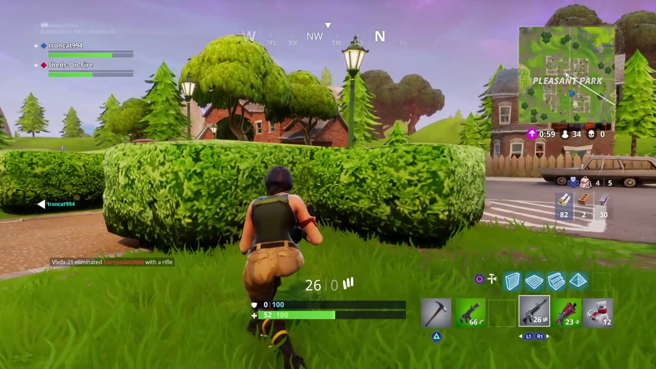 First time Fortnite Gameplay Duo - With Sheds-On-Fire - YouTube