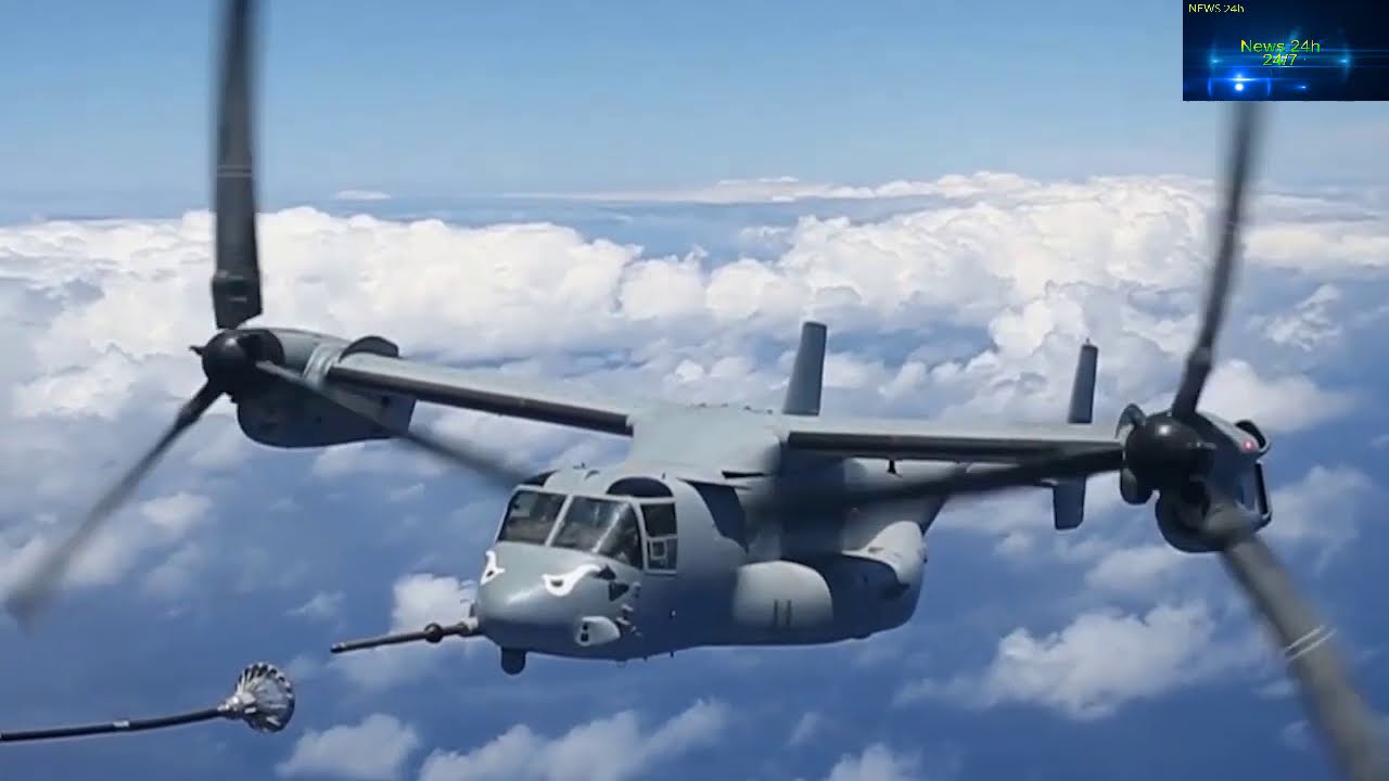 why america's v 22 osprey able to fly across the pacific ocean - YouTube
