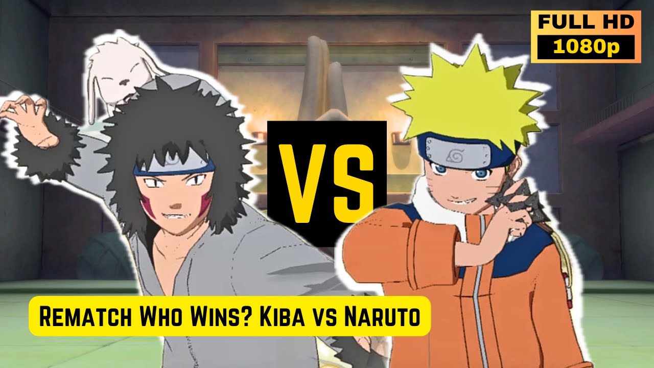 5. Rematch! Who wins? Kiba vs Naruto (Chunin Exam Stage 3 Elimination ...