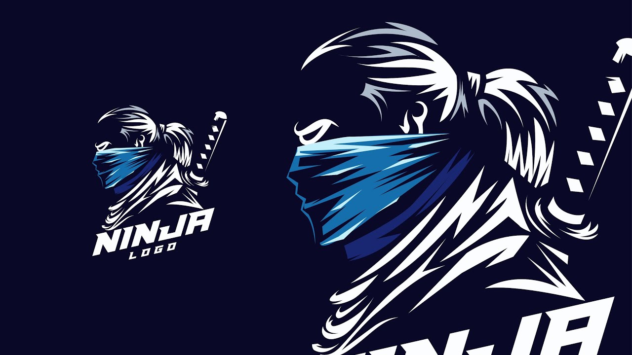 Illustrator Tutorials | Ninja Logo Mascot logo, esport gaming logo ...