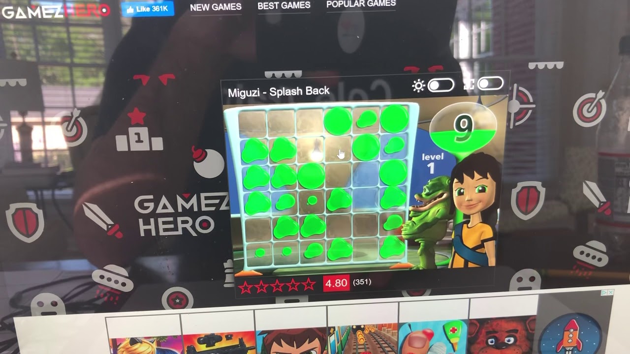 Miguzi Splash Back (Flash Game) Playthrough - YouTube