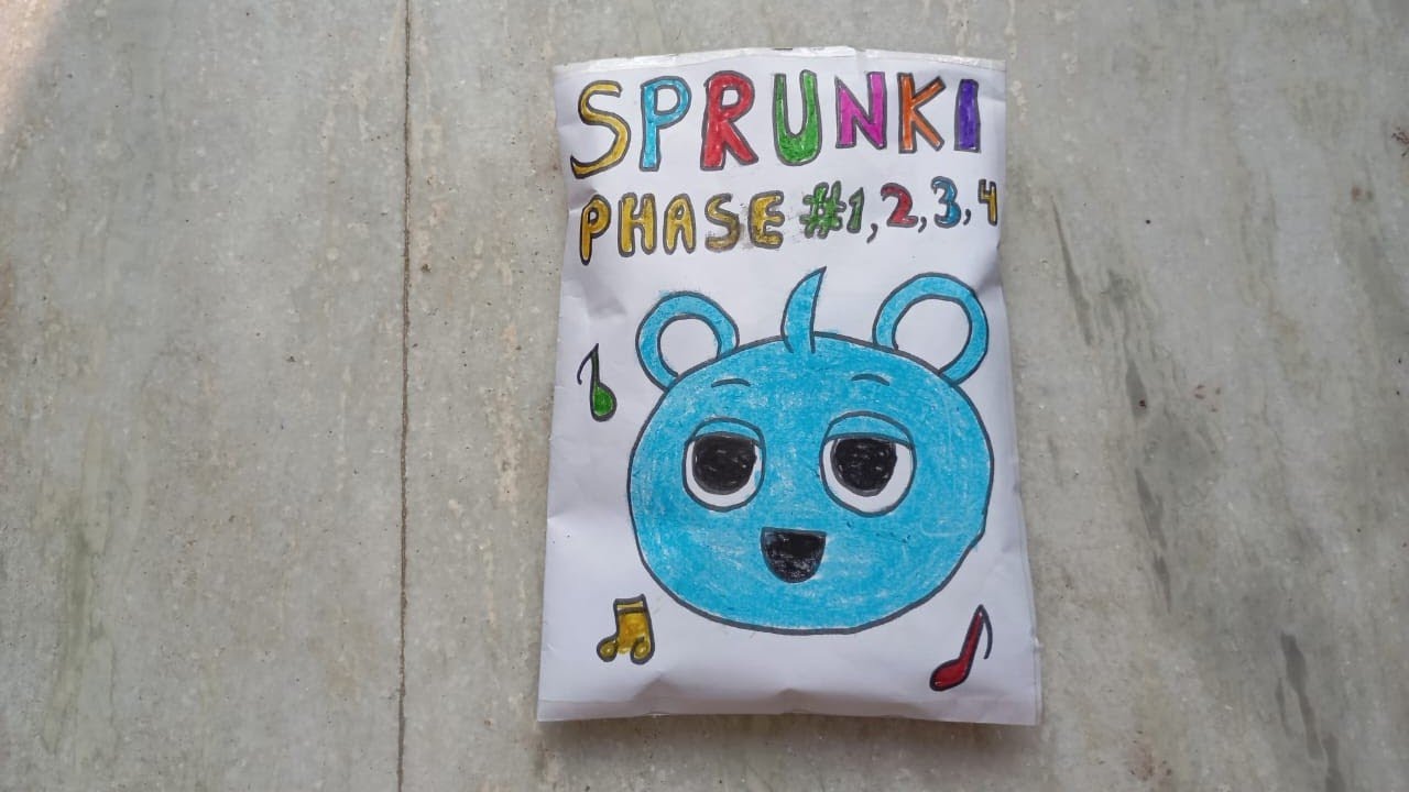 SPRUNKI| Sky | ASMR Phase 1vs2vs3vs4 Squishy #blindbag #papercraft # ...