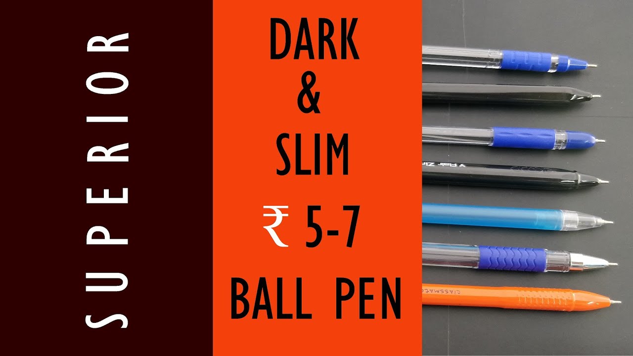 Dark writing 5/7 Rs Pen - SUPERIOR SERIES #2 - YouTube