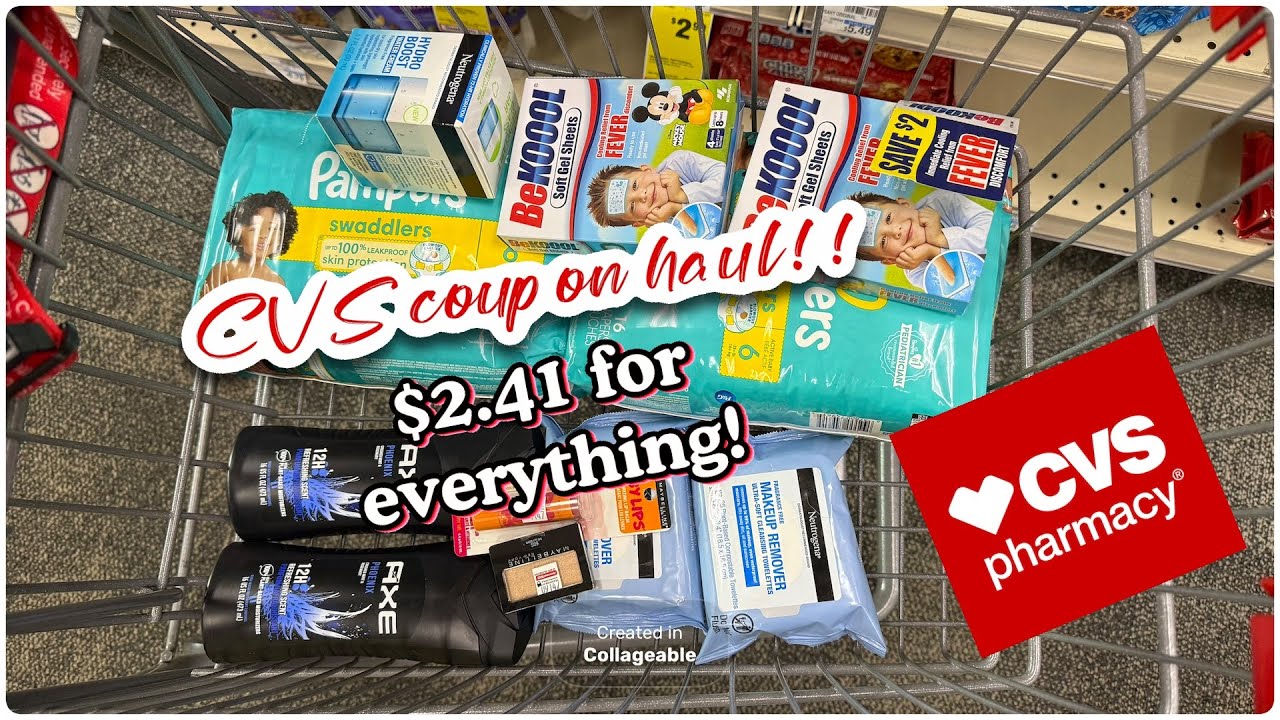 CVS coupon haul! All for 2.41$!!! Deals end 03/01/25 - YouTube