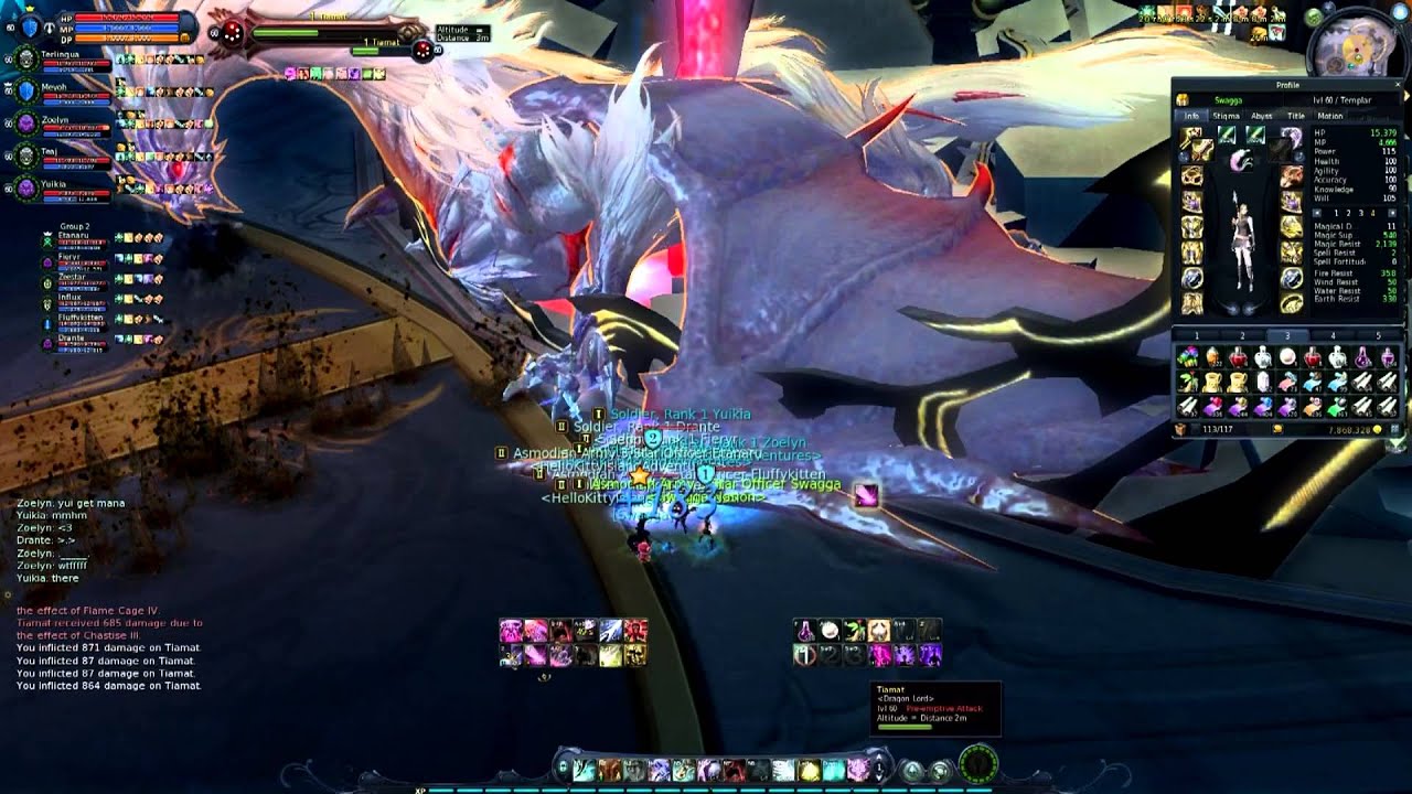 Aion Dragon Lord's Refuge - Tiamat - YouTube