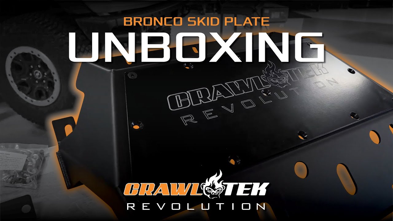Bronco Front Skit Plate | UNBOXING - YouTube