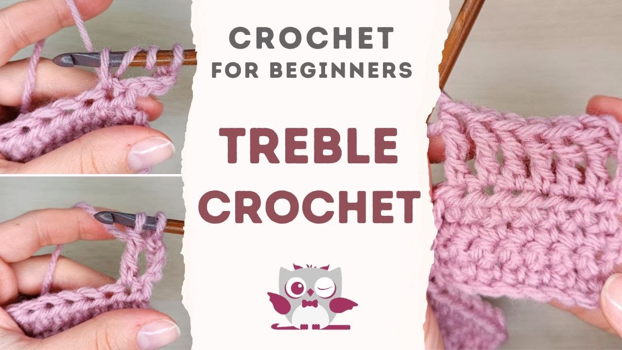 How to Treble Crochet Stitch [Crochet For Beginners] - YouTube
