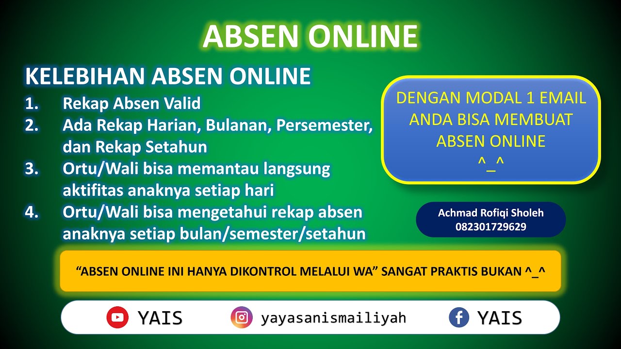 ABSEN ONLINE - YouTube
