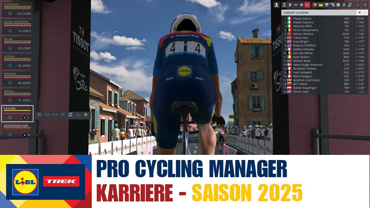 Pro Cycling Manager 2025 I Giro d´Italia I 9.Etappe I Einzelzeitfahren ...