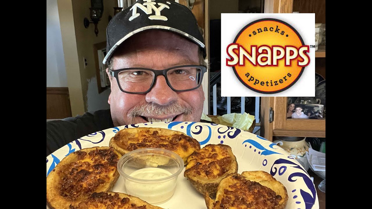 SNAPPS APPETIZERS & SNACKS | LOADED POTATO SKINS | Quick Bite Review ...