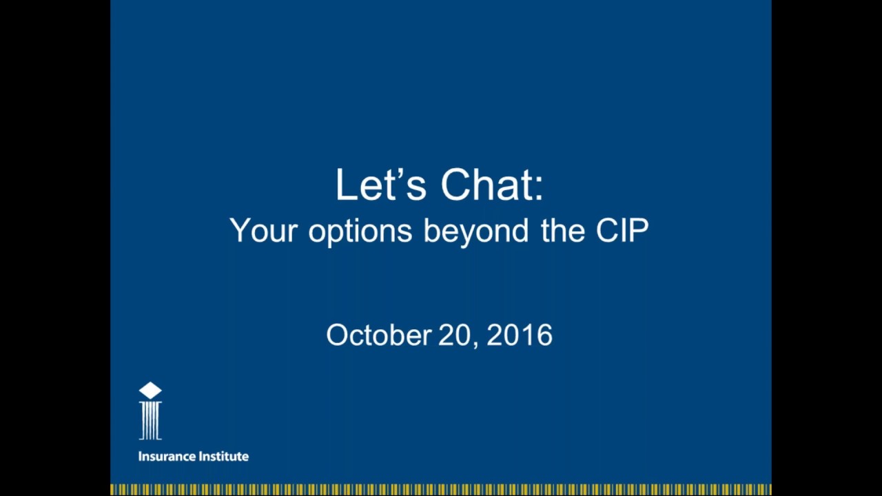 Insurance Institute of Canada - YouTube