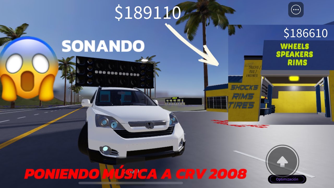 PONIÉNDOLE MÚSICA A HONDA CRV 2008 Y SONANDO😱/ CHIPEO DREAM RP - YouTube