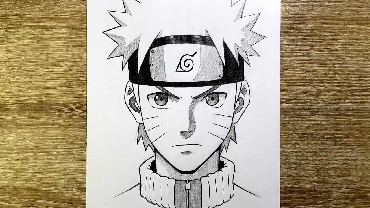 Comment dessiner Naruto pour les débutants | Dessin Naruto étape par ...
