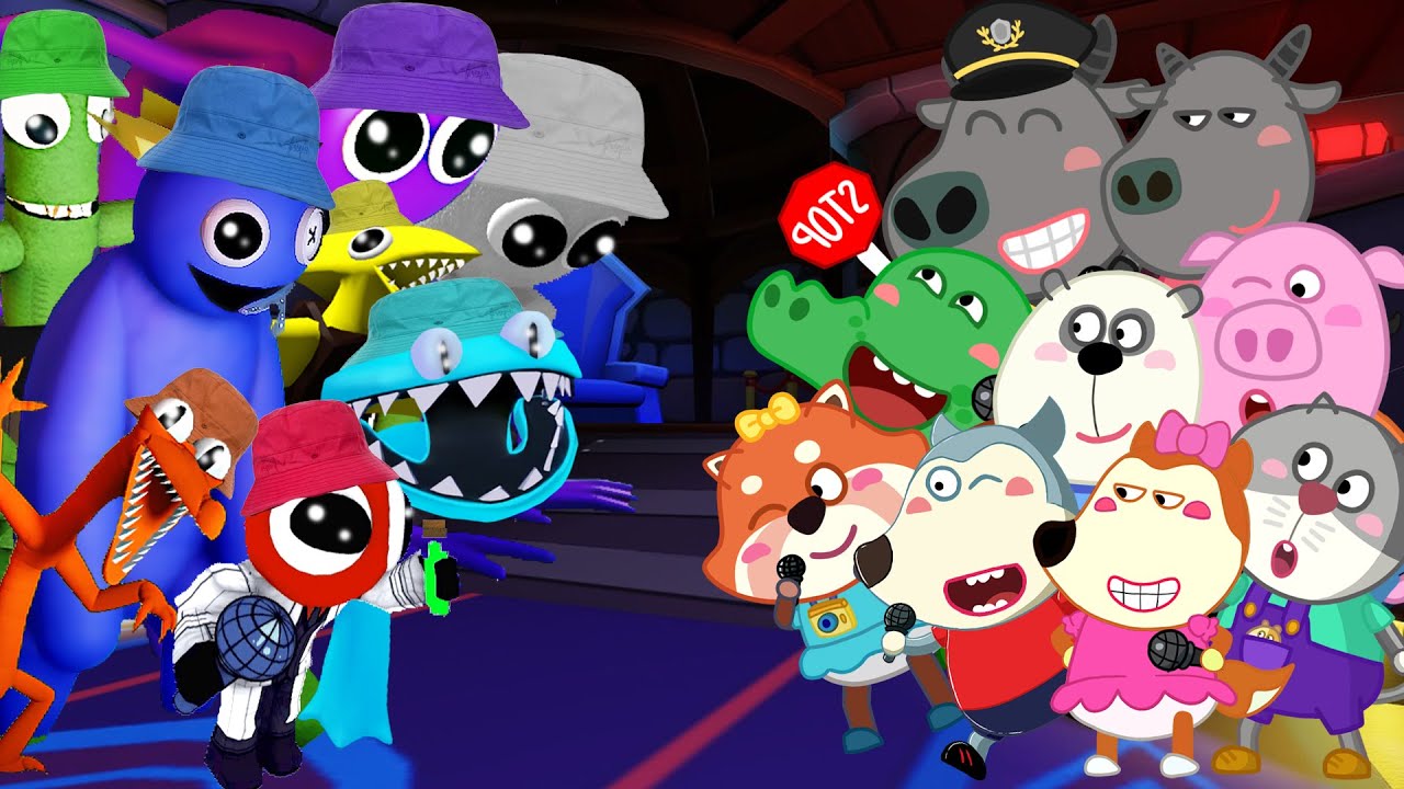 New Rainbow Friends Chapter 2 Vs Wolfoo Family ALL PHASES 🎶 Friends To ...