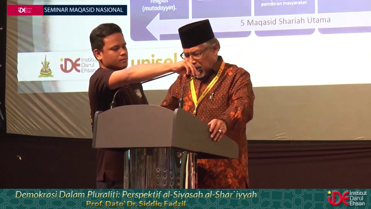 Prof Dato' Dr Siddiq Fadzil - Demokrasi Dalam Pluraliti - YouTube