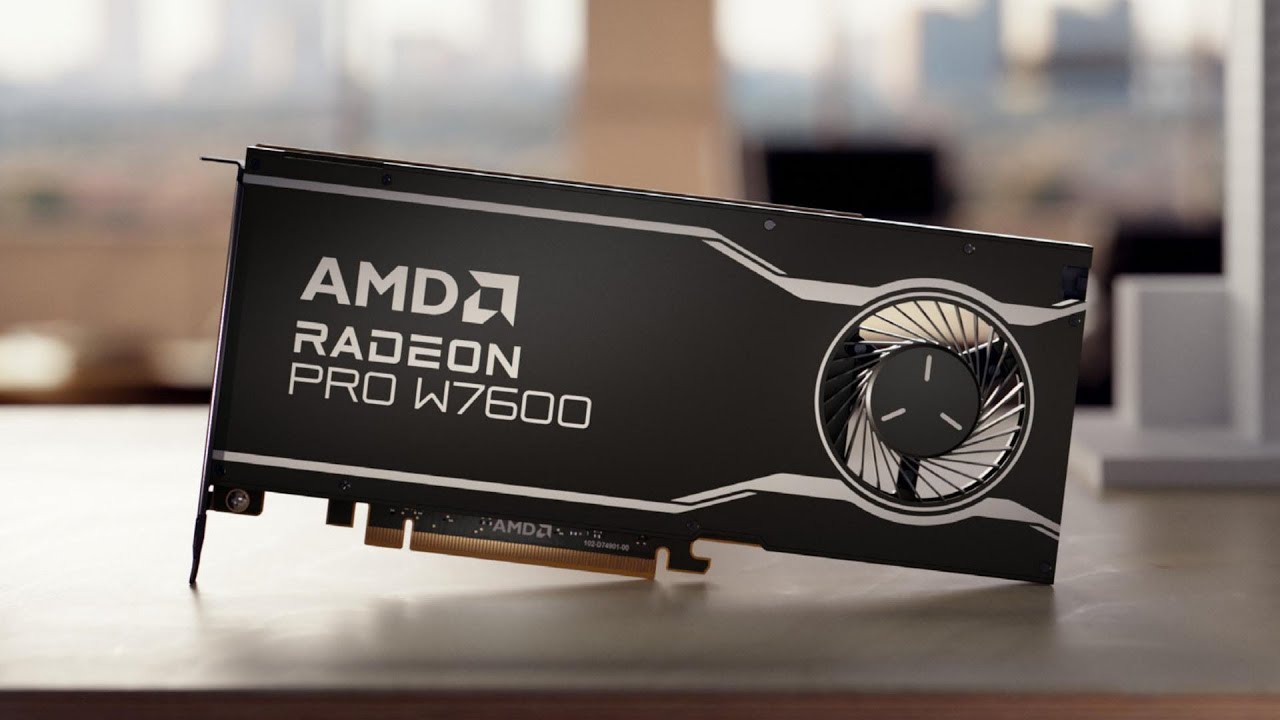 AMD releases RDNA3 professional graphics card Radeon Pro W7600 and ...