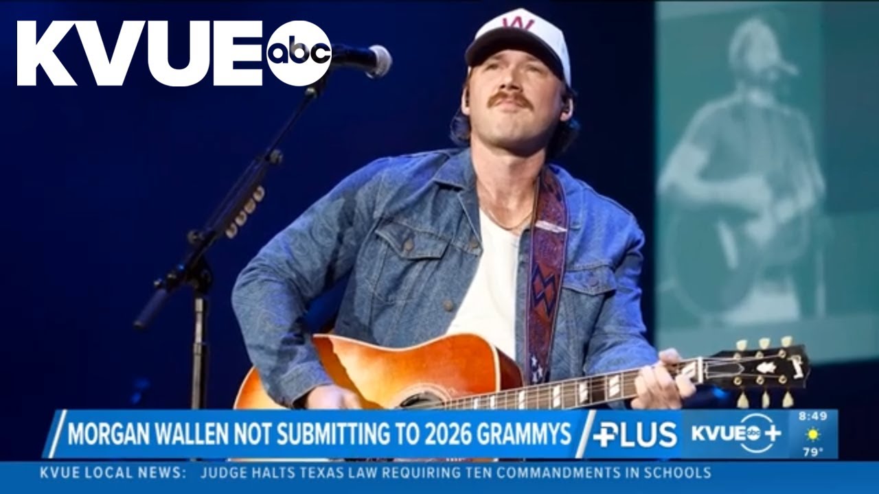 Country singer Morgan Wallen won't submit music for 2026 Grammy Awards ...