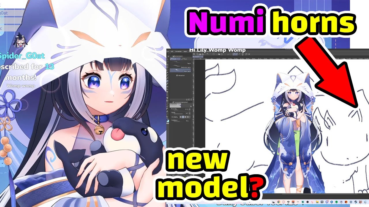 Shylily Draws a Sneak peak of her Future Model - YouTube