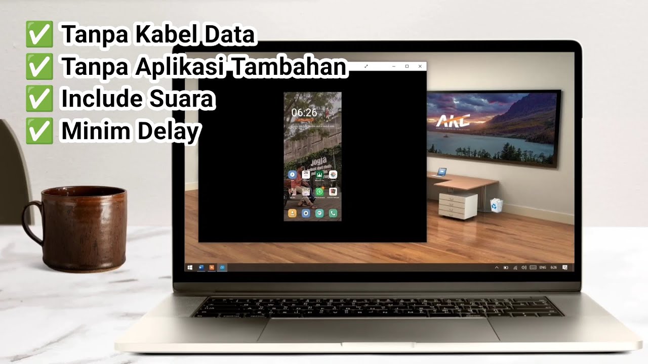 Cara Screen Mirroring HP ke Laptop Tanpa Kabel dan Software Tambahan ...