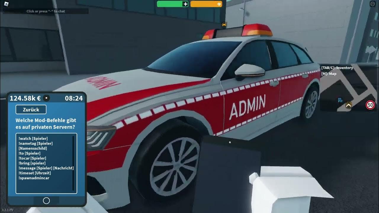 ich zeige euch alle Admin Befehle die es in Notruf Hamburg gibt @Roblox ...