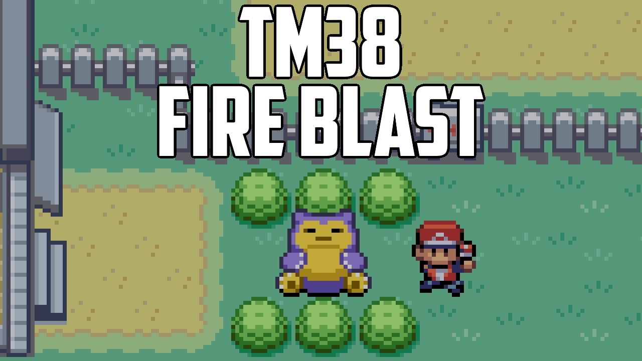Where to Find TM38 Fire Blast - Pokémon FireRed & LeafGreen - YouTube