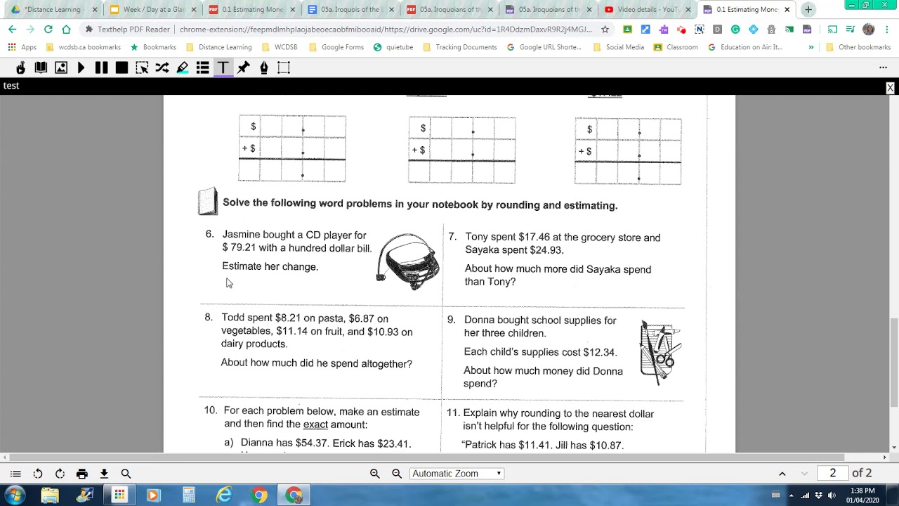 Using the Text Feature in Read & Write for PDF practice pages - YouTube